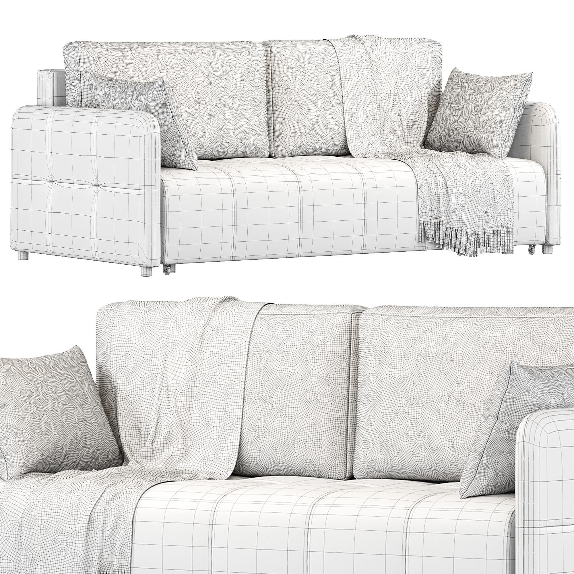 Brent Sofa By Divan 3D model | CGTrader
