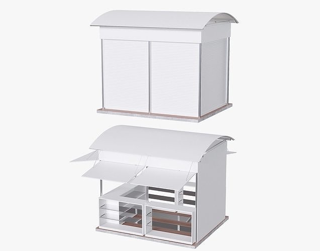 3D model Kiosk VR / AR / low-poly | CGTrader