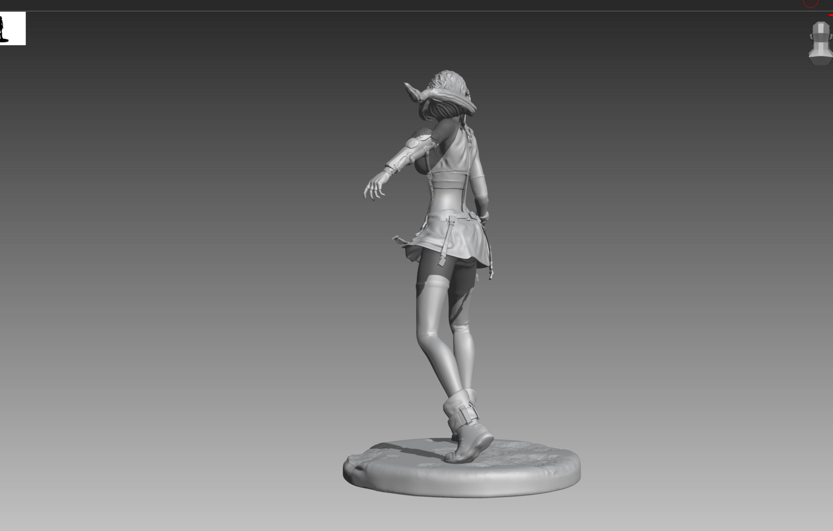 Final Fantasy 7 Tifa Lockhart OBJ and STL 3D model 3D printable | CGTrader