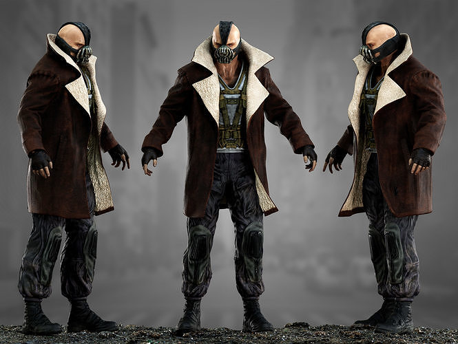 3D model Bane from The Dark knight VR / AR / low-poly | CGTrader