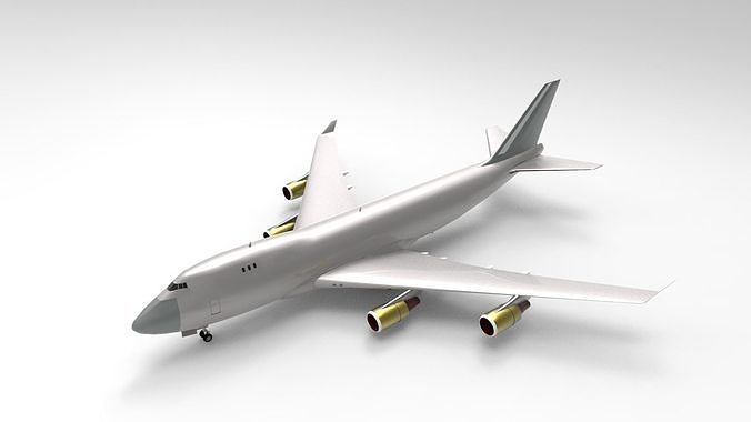 Boeing 747-400F 3D model | CGTrader