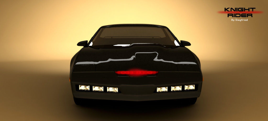 Knight Rider K2000 KITT 3D model | CGTrader