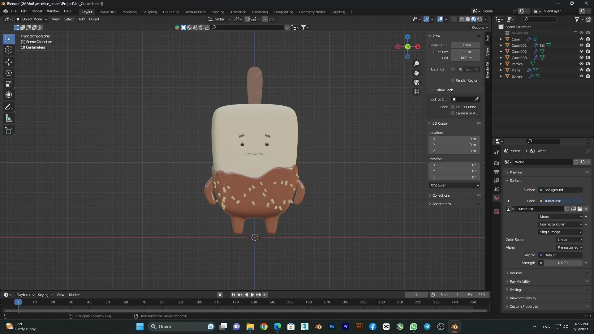 3D model Model Name - IceCream VR / AR / low-poly | CGTrader