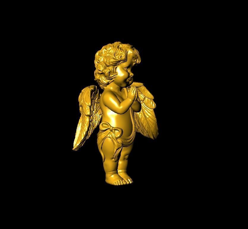 angel obj 3D model 3D printable | CGTrader