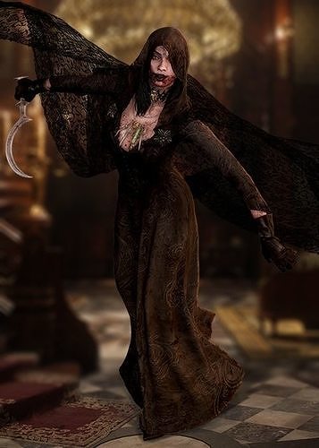 Cassandra Dimitrescu 3d Model 3d Model Animated Rigged Cgtrader 2398
