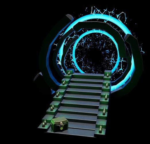 3D model 3d portal with high quality VR / AR / low-poly | CGTrader