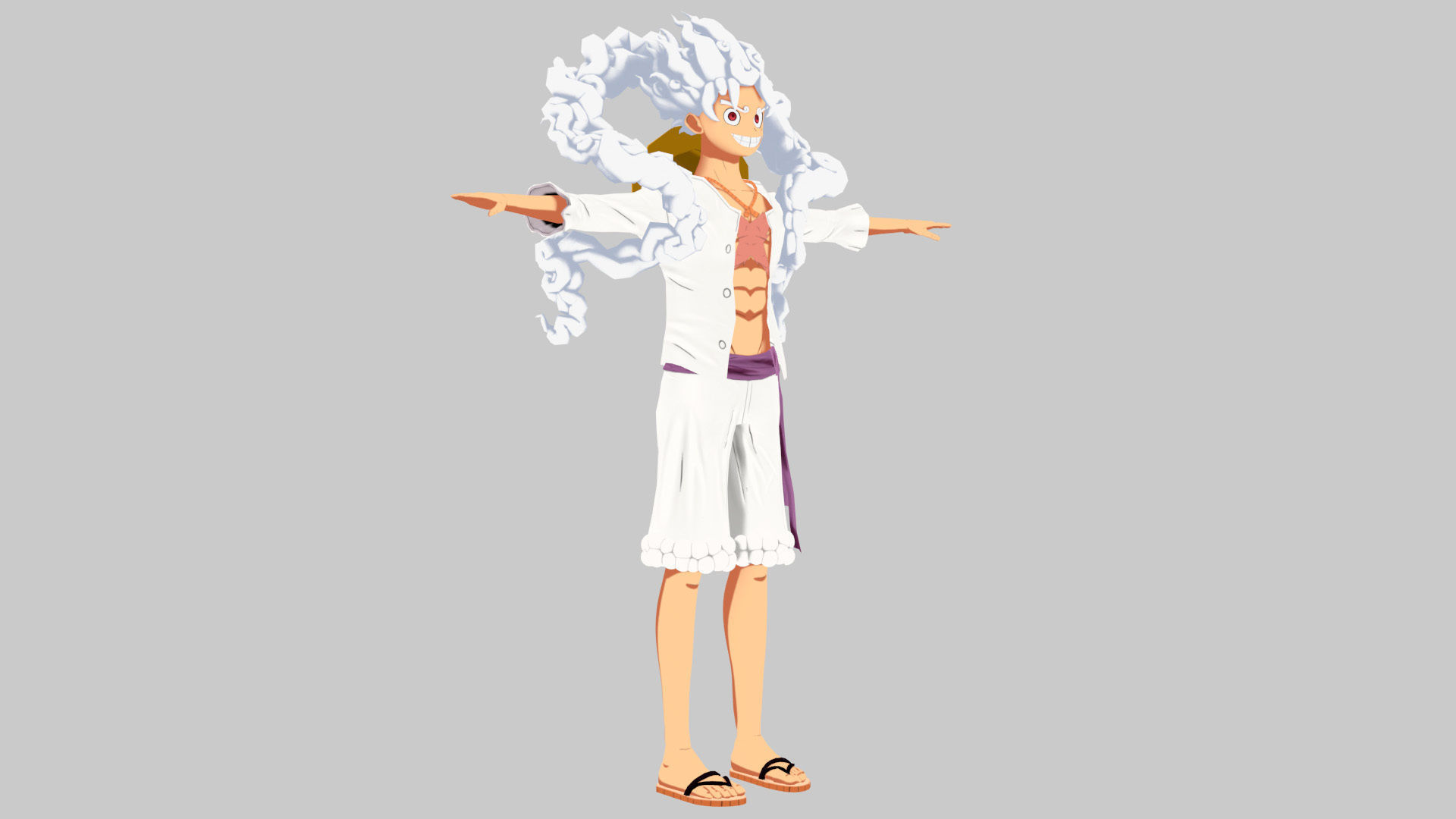 3D model Luffy Gear 5 VR / AR / low-poly | CGTrader