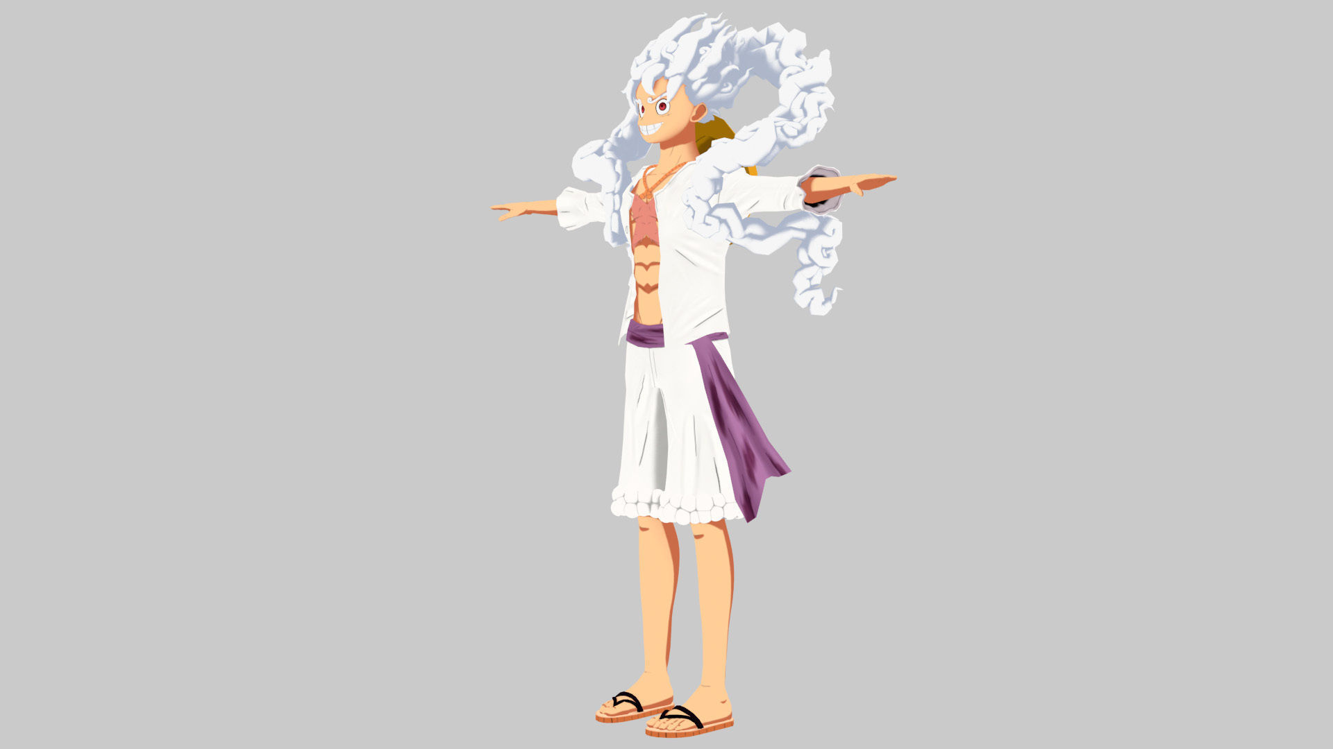 3D model Luffy Gear 5 VR / AR / low-poly | CGTrader