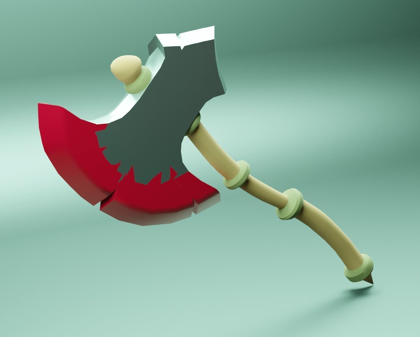 AXE with blood 3D model | CGTrader