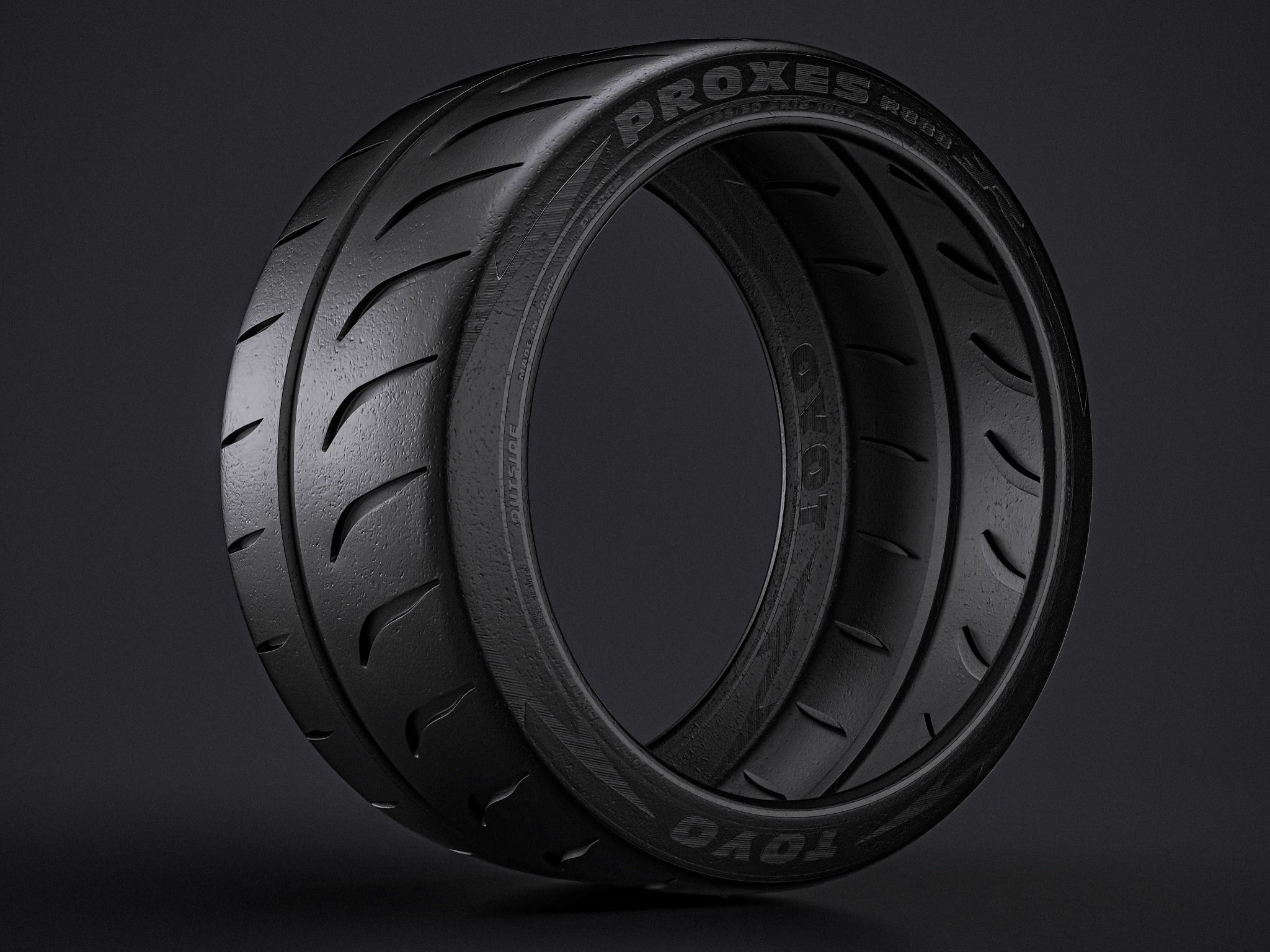 TOYO PROXES R888R free VR / AR / low-poly 3D model | CGTrader