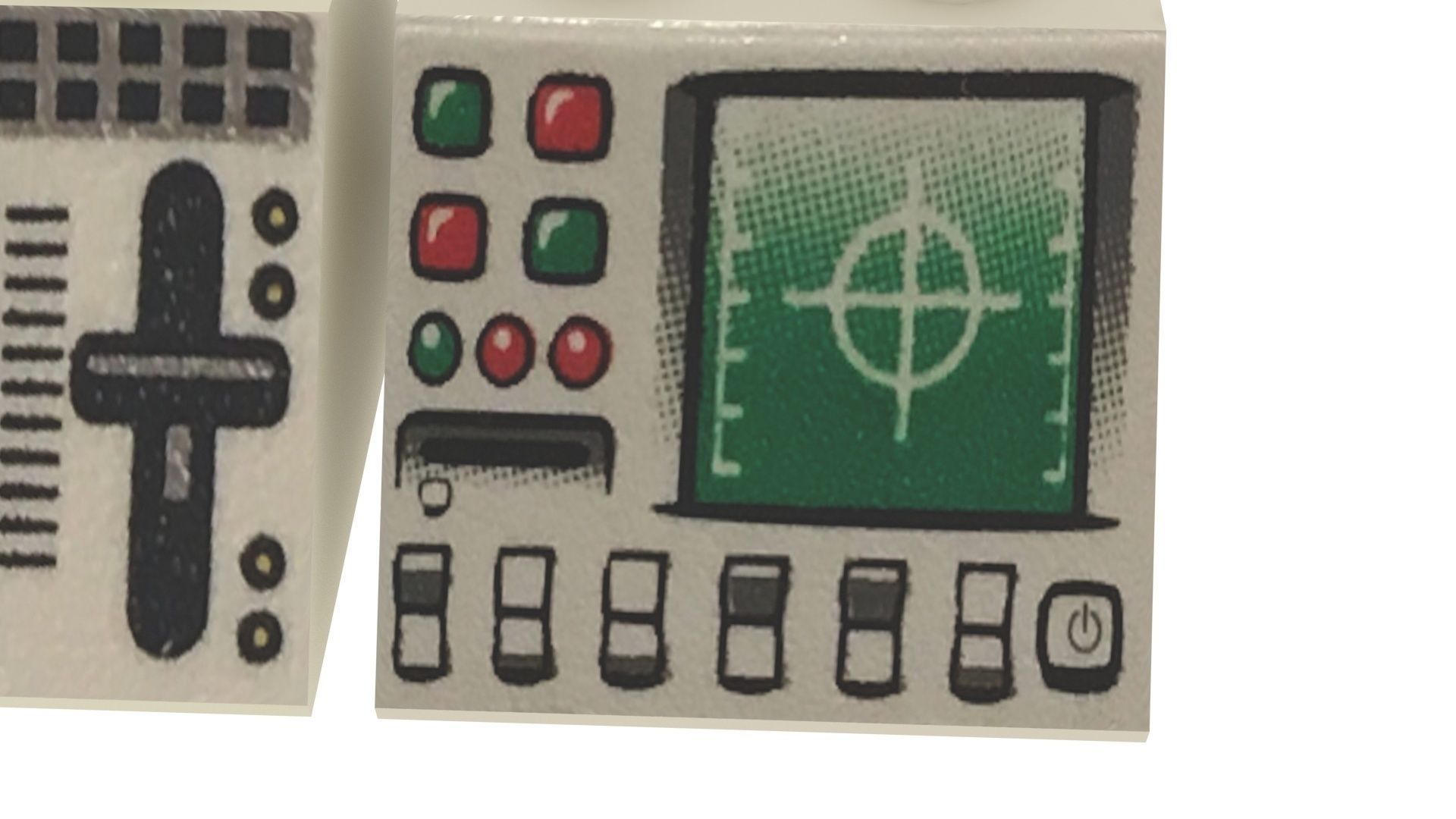 Lego Aircraft Indicators Set With Radars And Controllers 3D model ...