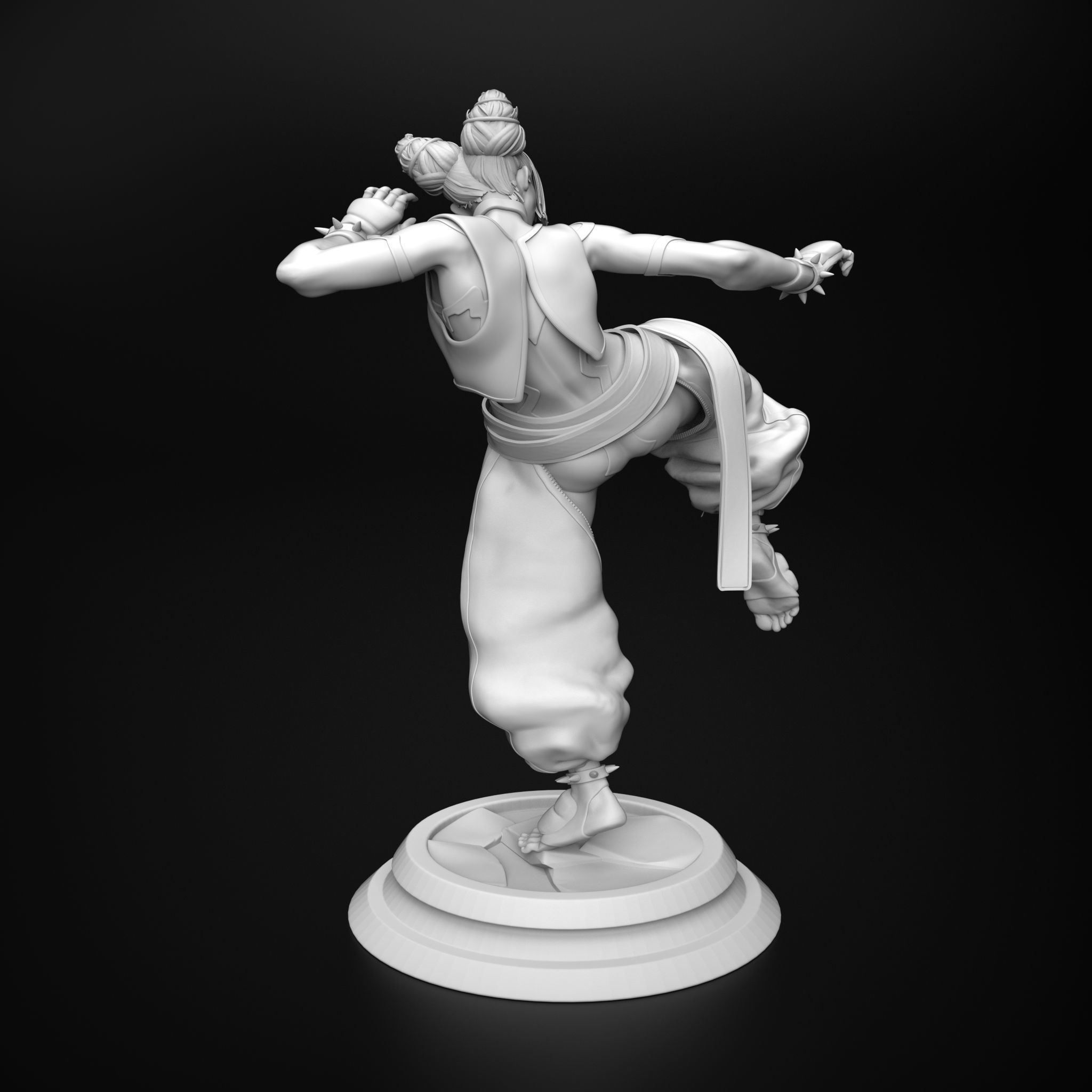 street fighter 6 Juri Han 3D model 3D printable | CGTrader