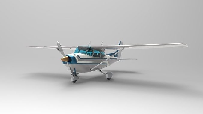 Cessna 172S Skyhawk SP 3D model | CGTrader