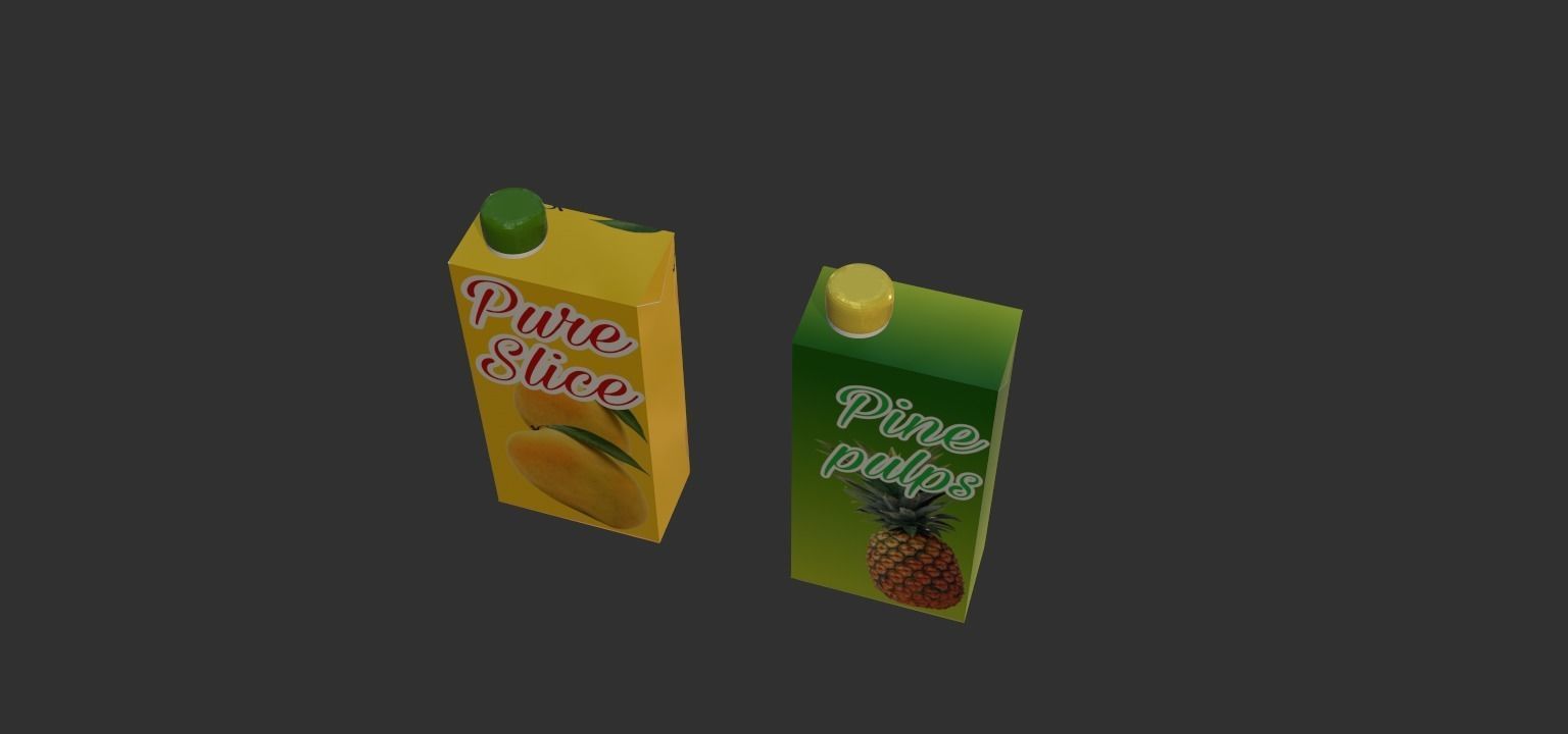 3D model Juice box VR / AR / low-poly | CGTrader