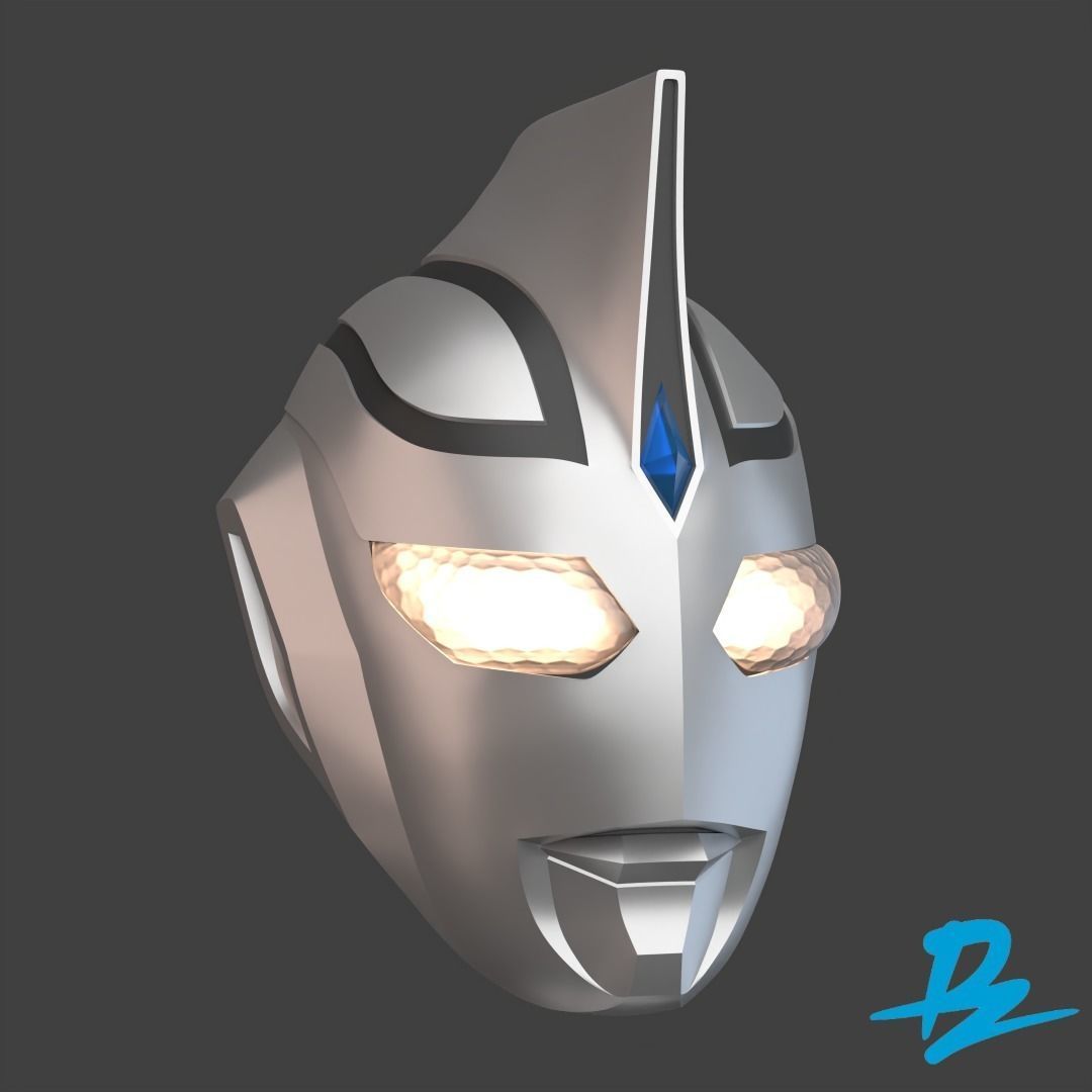 Mask Ultraman Agul 3D model 3D printable | CGTrader