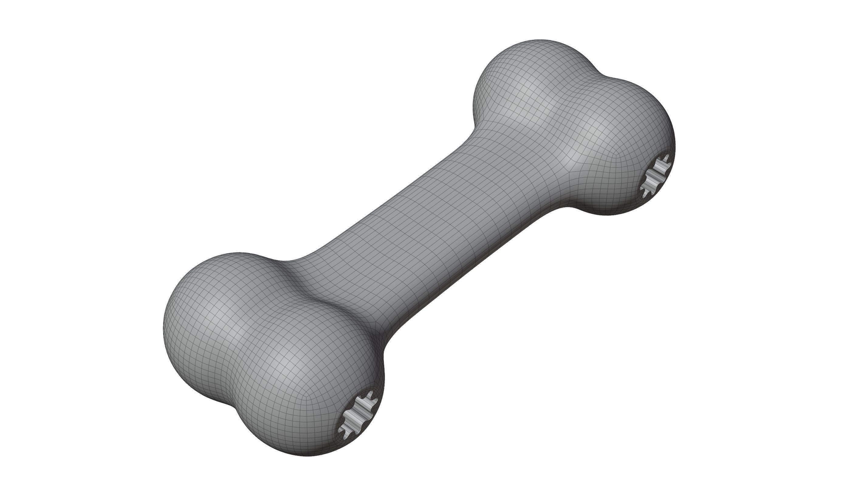 Rubber Bone Toy 3D model | CGTrader