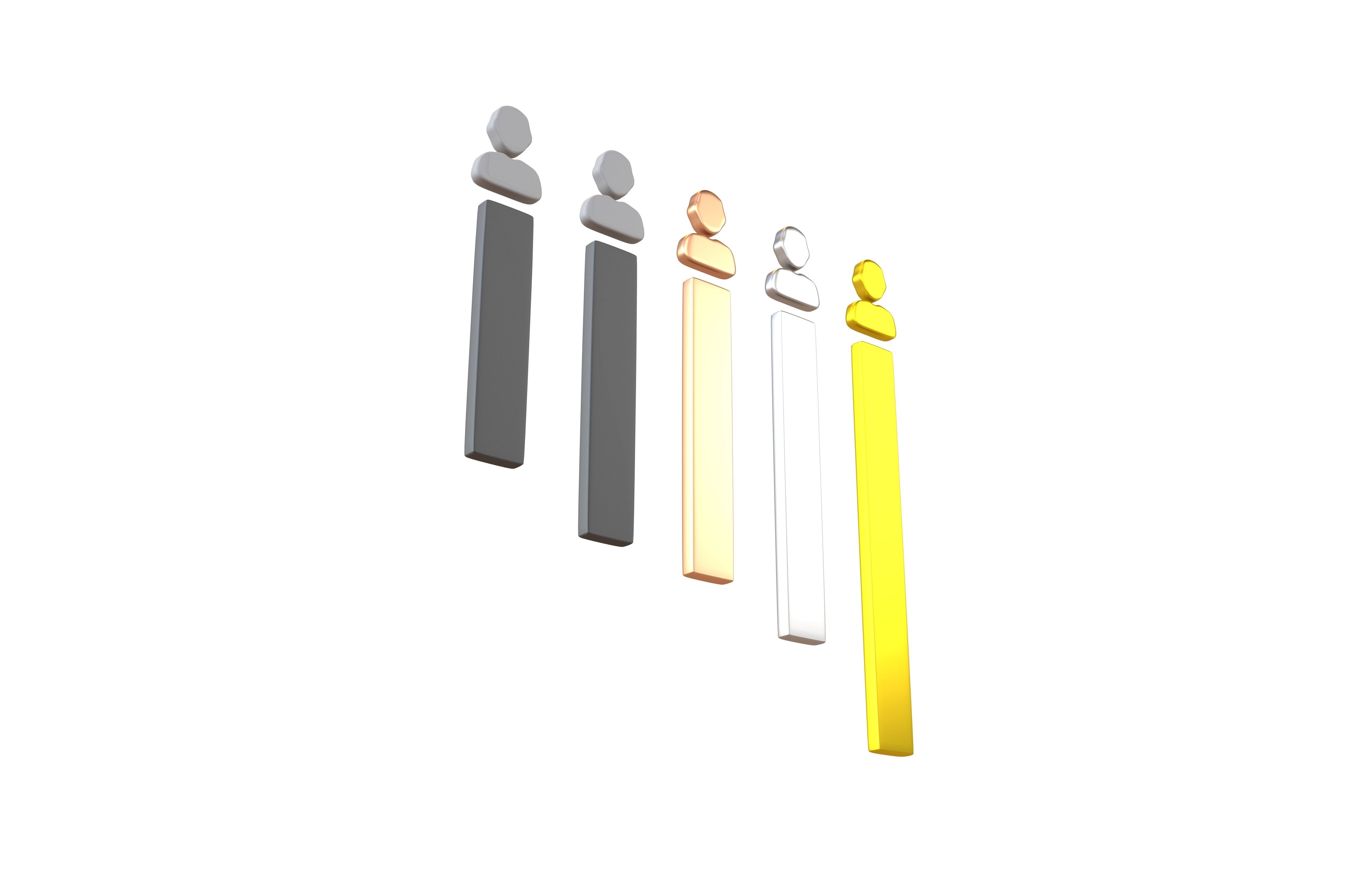 3D model Ranking Data Icon v2 006 VR / AR / low-poly | CGTrader