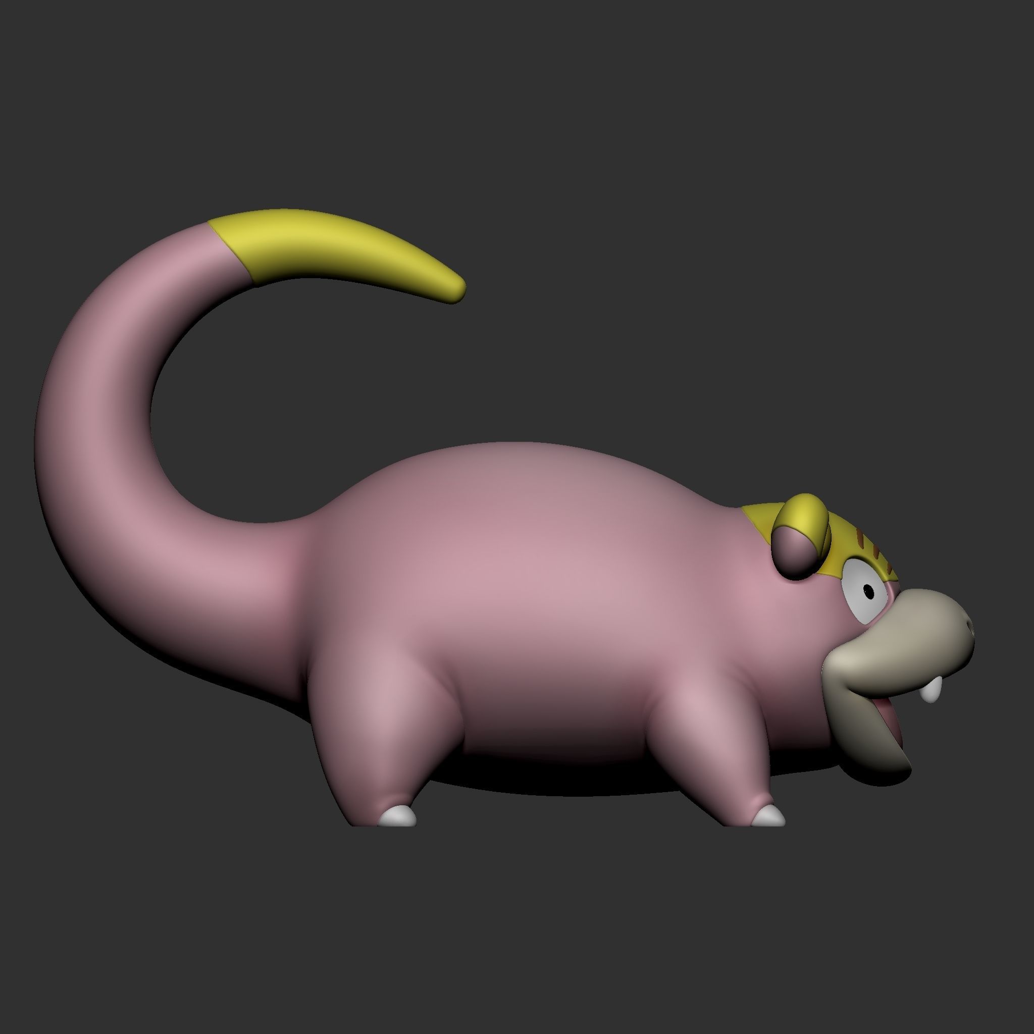 SLOWPOKE EVOLUTIONS 3D model 3D printable | CGTrader