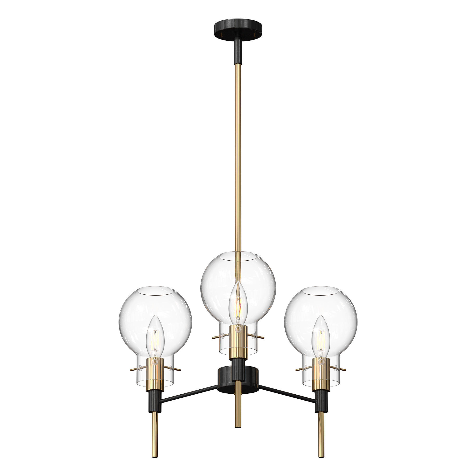 Satilla 3 Chandelier 3D model | CGTrader