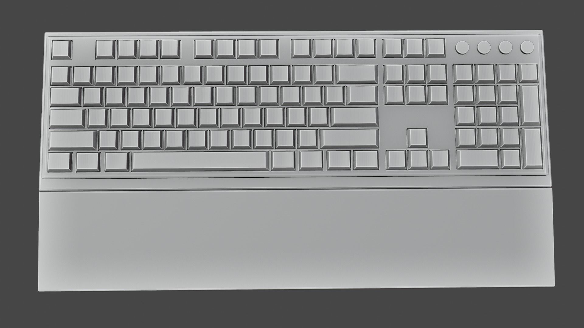 3D model Generic Gamer Keyboard VR / AR / low-poly | CGTrader