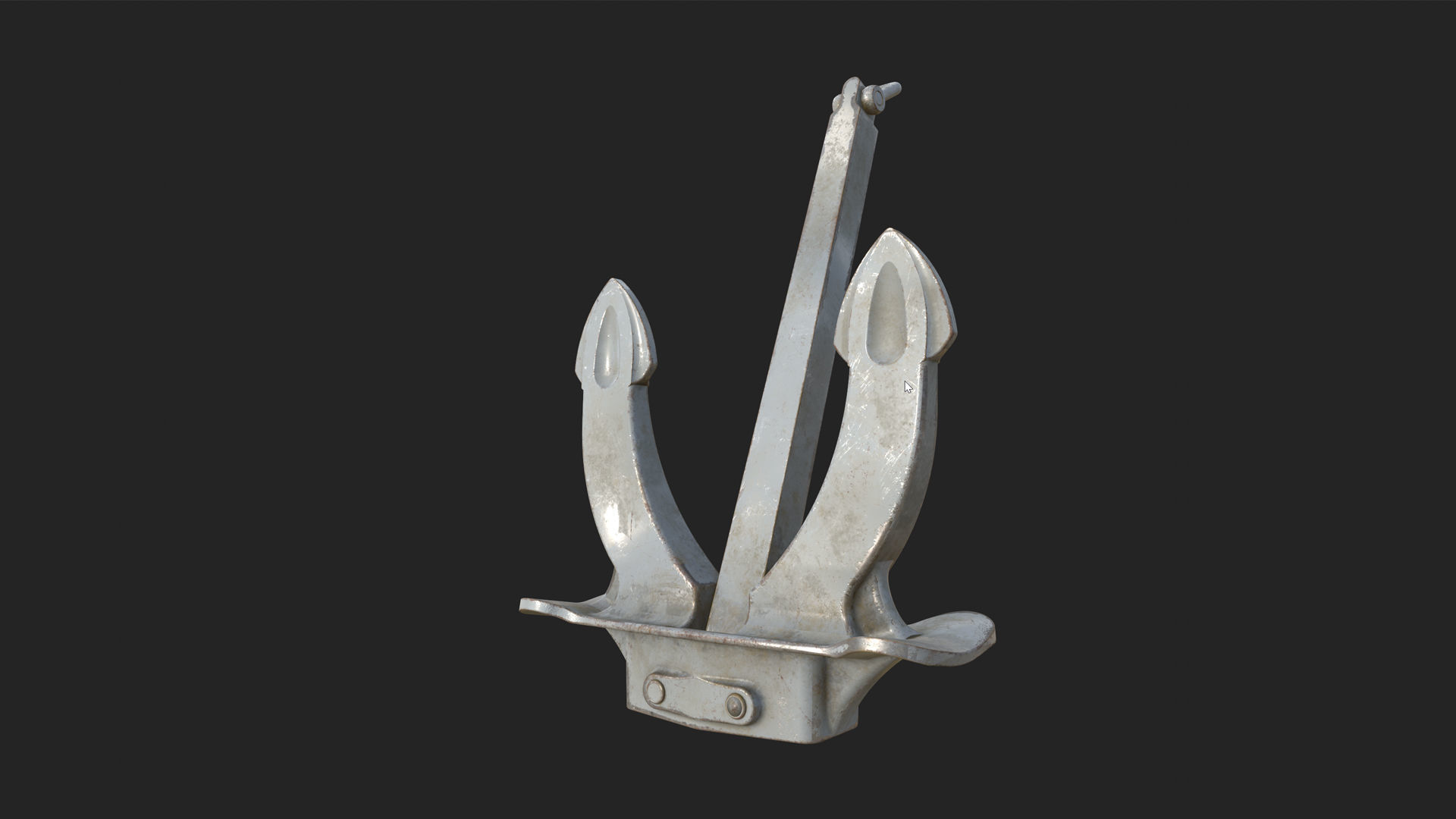 PBR 3D Model Props - Old Ship Anchor 3D model | CGTrader