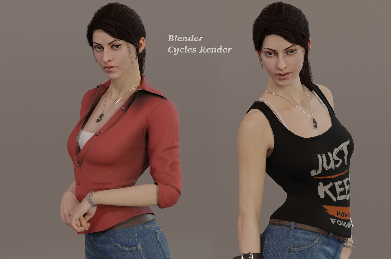 3D model Professional Girl Rig VR / AR / low-poly | CGTrader