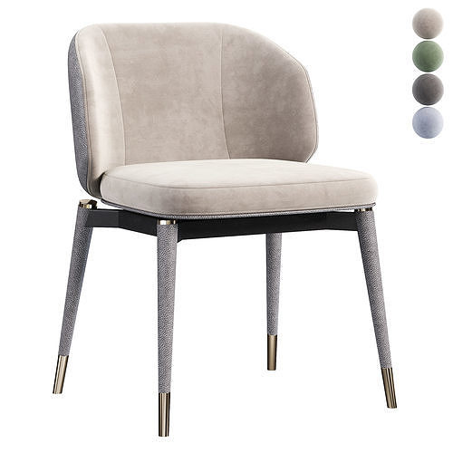 STONE chair 3D model | CGTrader