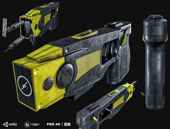 3D model Taser Gun VR / AR / low-poly | CGTrader