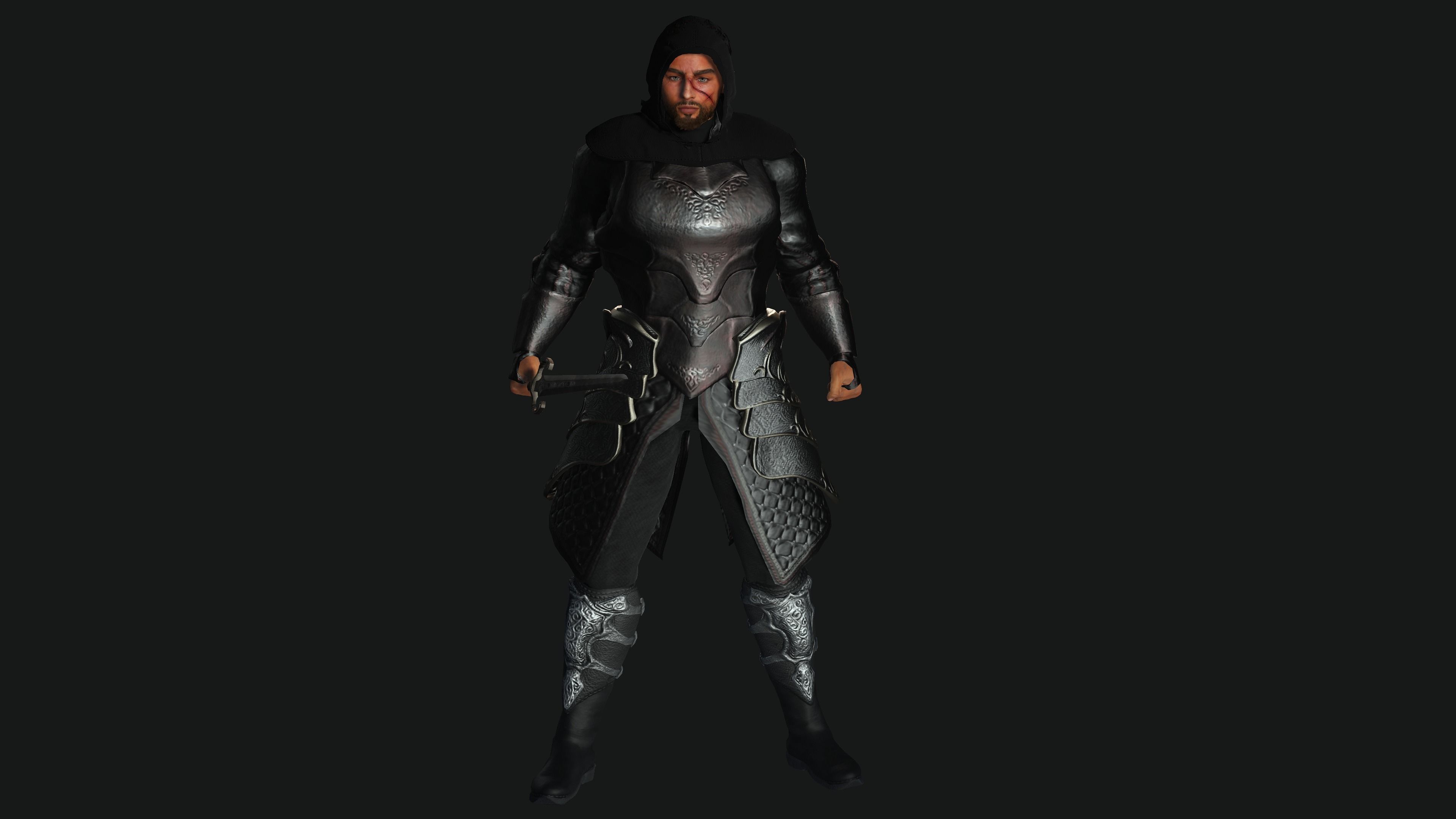 3D model AAA 3D FANTASY MALE ASSASSIN-REALISTIC RIGGED GAME CHARACTER ...