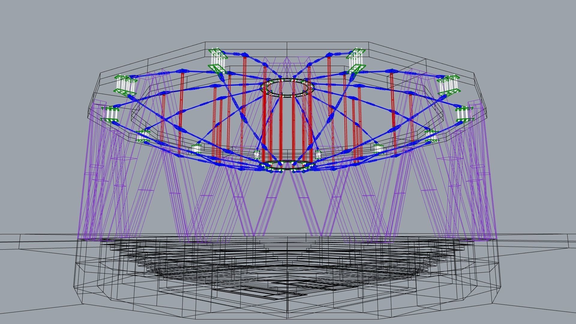Radial cable model 3D model | CGTrader