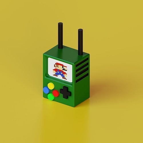 Mini Game Station 3D model | CGTrader