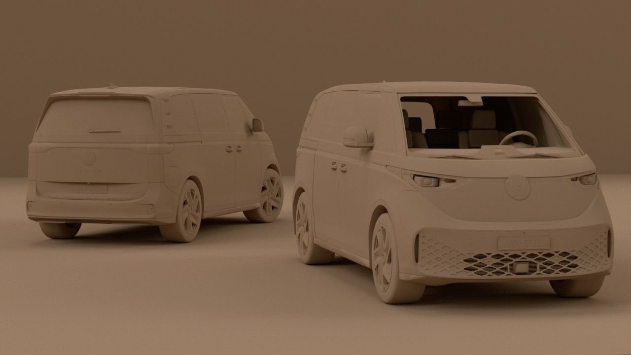 2024 VW ID Buzz 3D model | CGTrader