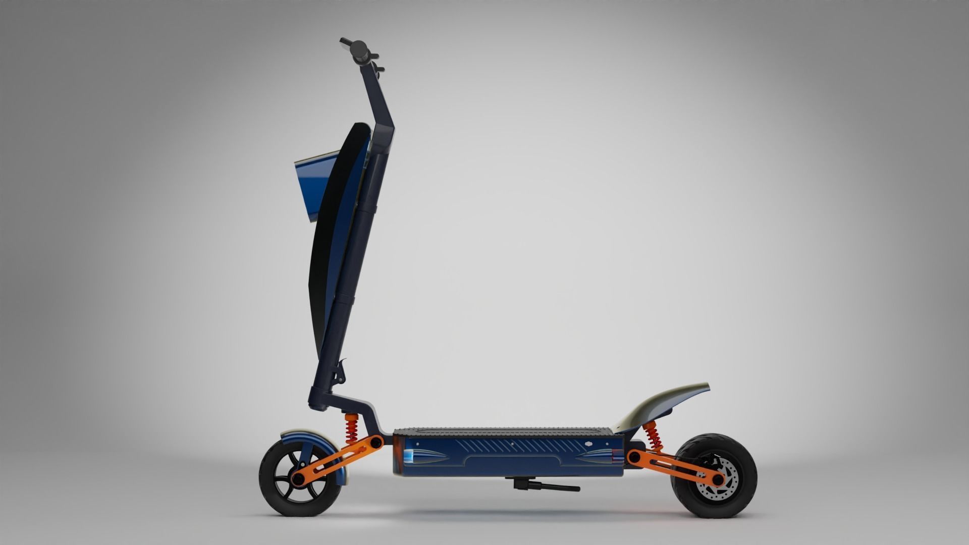 Electric Scooter 3D model 3D printable | CGTrader