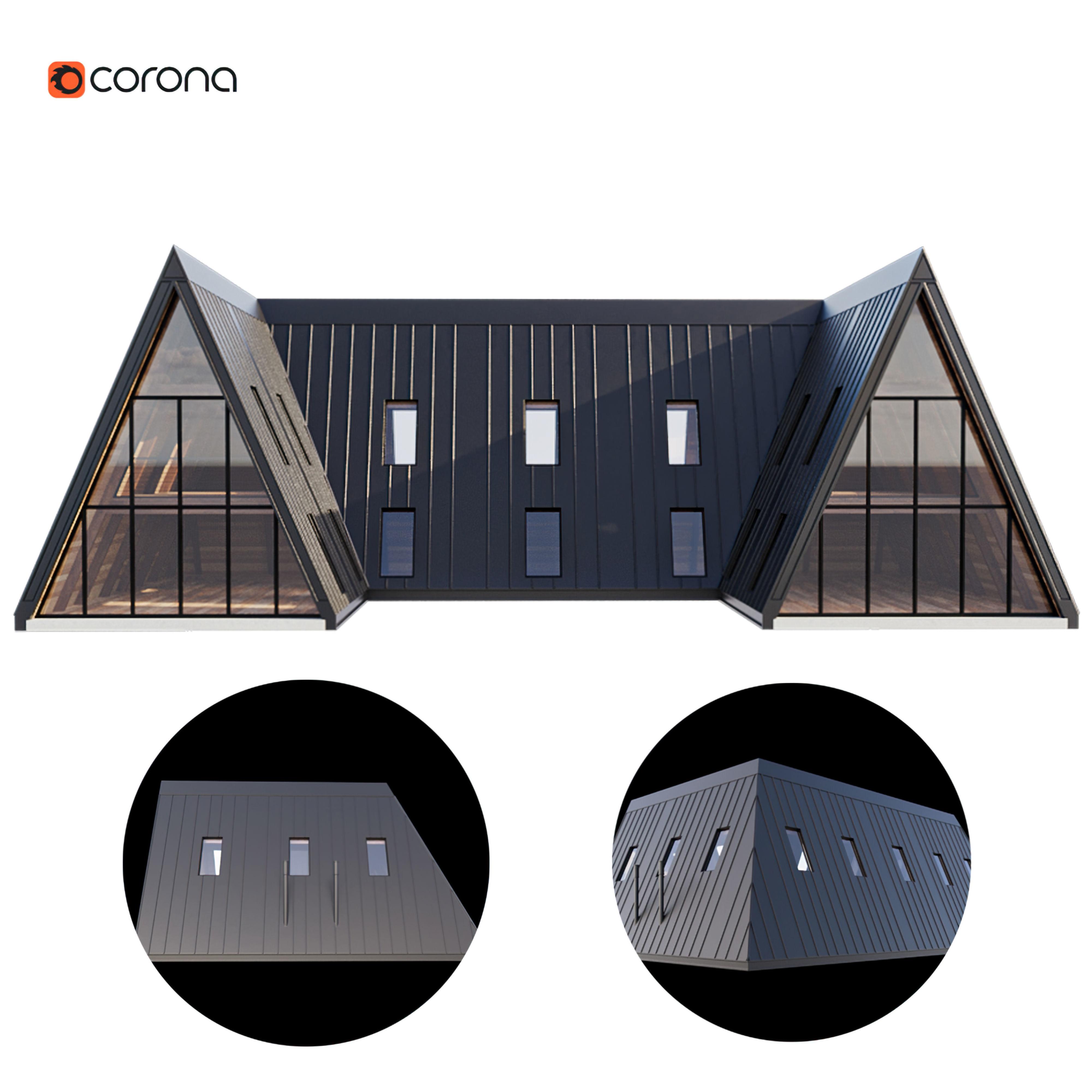 A-Frame House 3D model | CGTrader