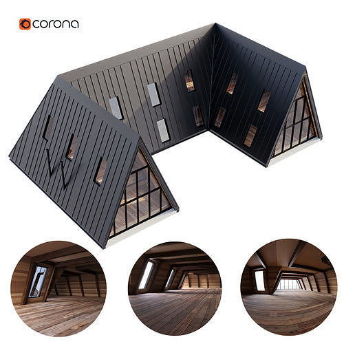 A-Frame House 3D model | CGTrader