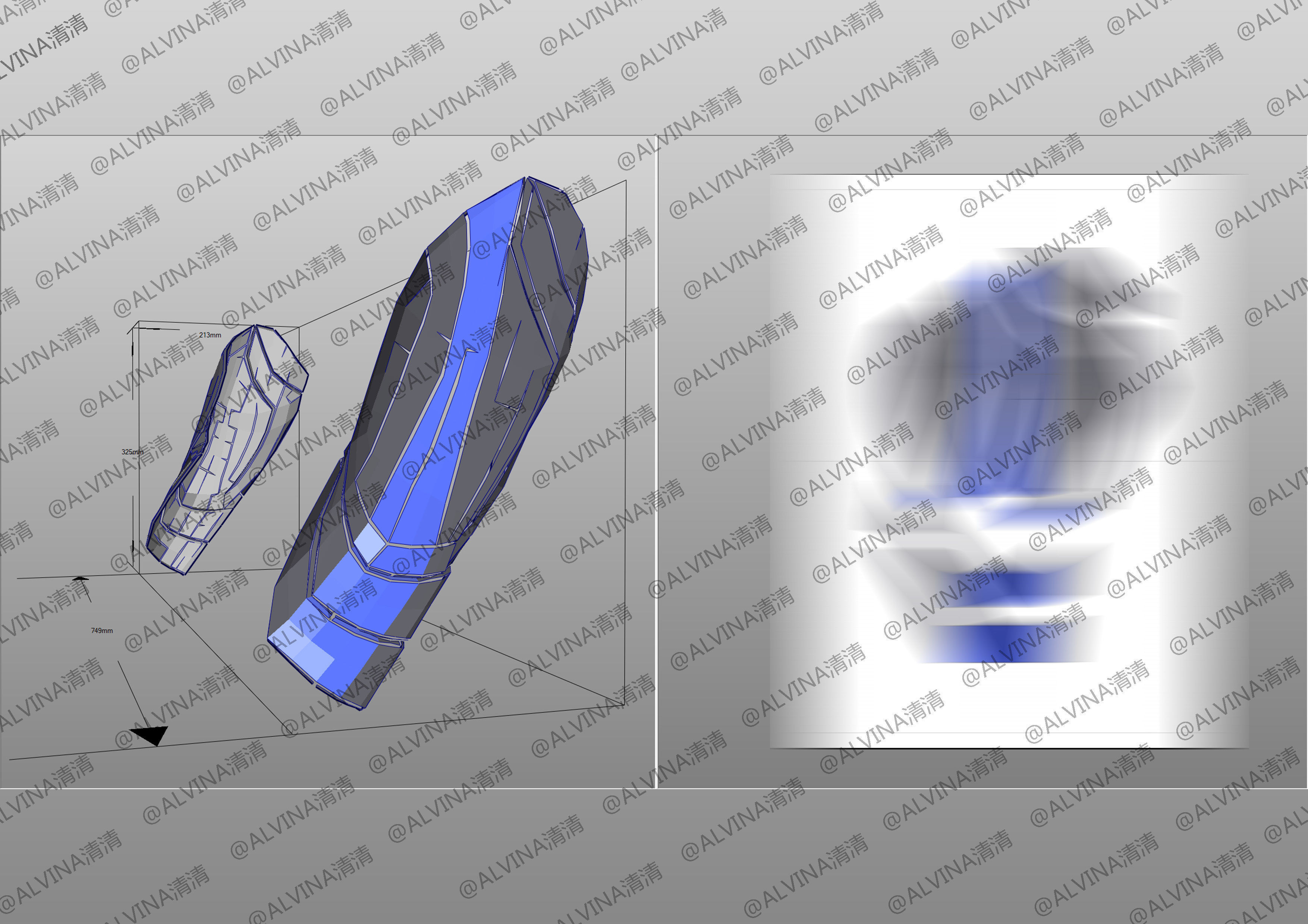 3D model Teen Titans Nightwing - Cosplay Pepakura Foam Full VR / AR ...