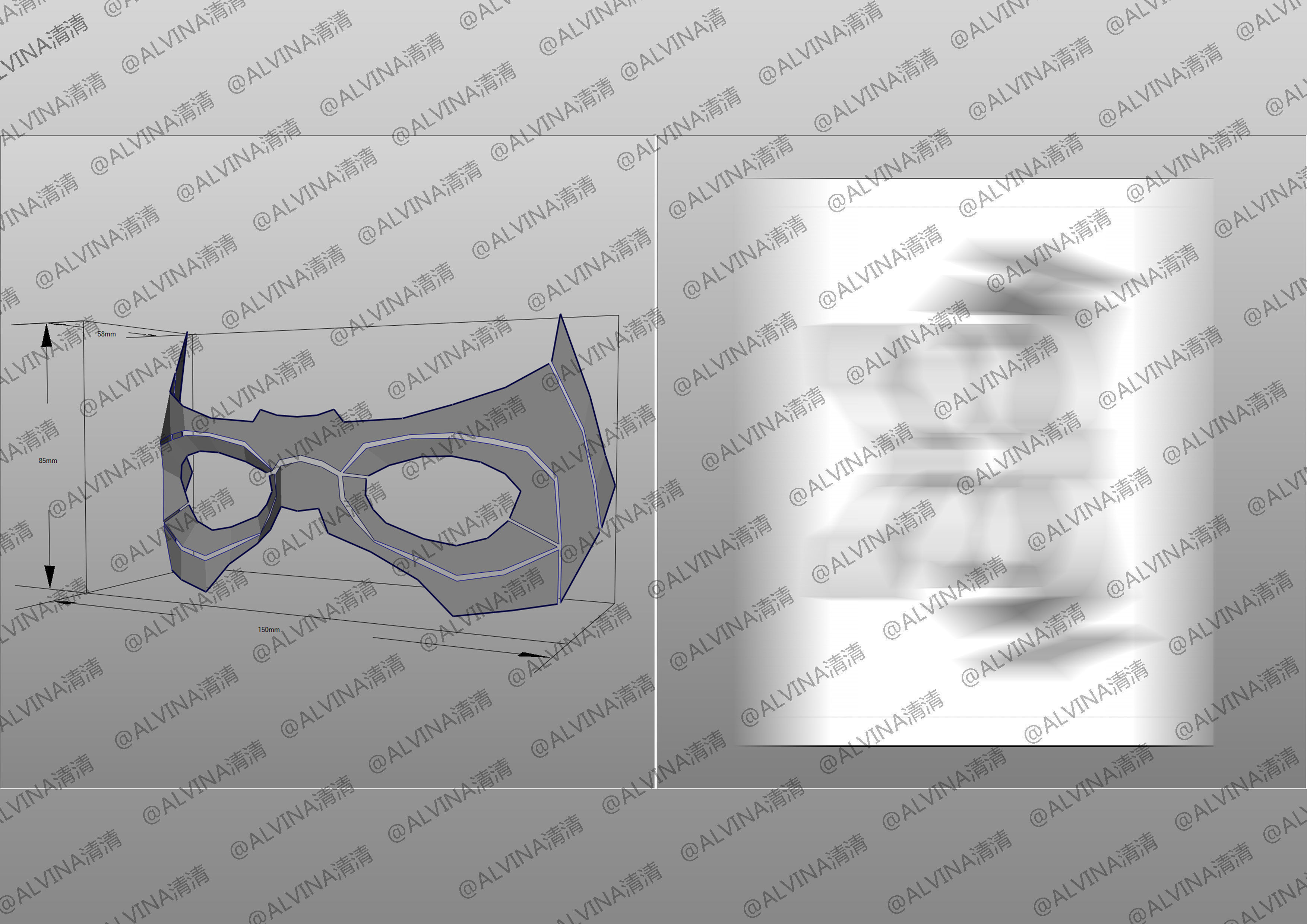 3D model Teen Titans Nightwing - Cosplay Pepakura Foam Full VR / AR ...