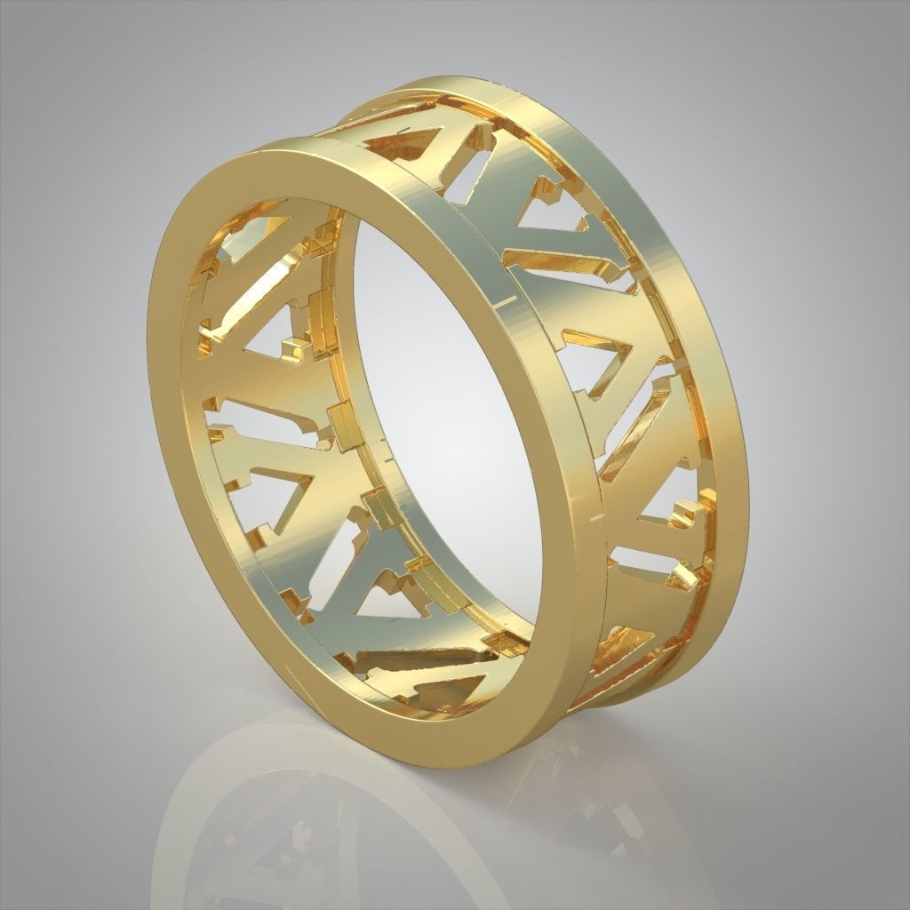 Diamond ring 0499 3D printable model 3D model 3D printable | CGTrader