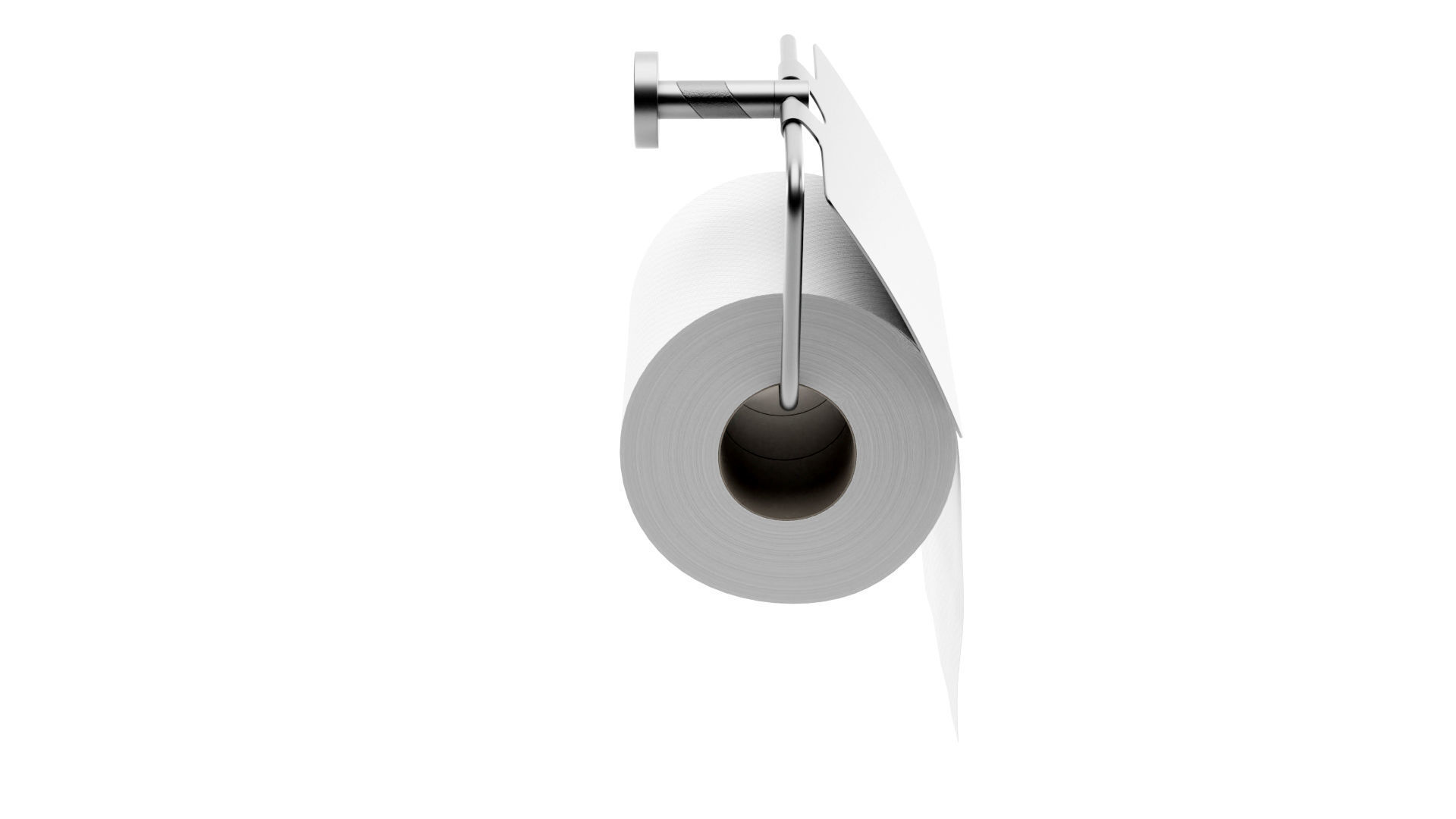 Toilet Paper with Holder 3D model | CGTrader