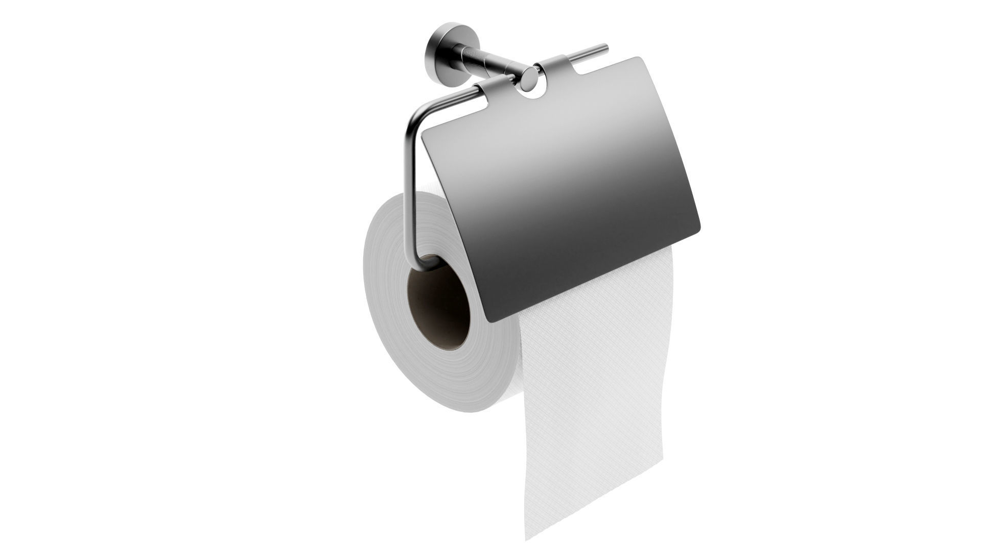 Toilet Paper with Holder 3D model | CGTrader