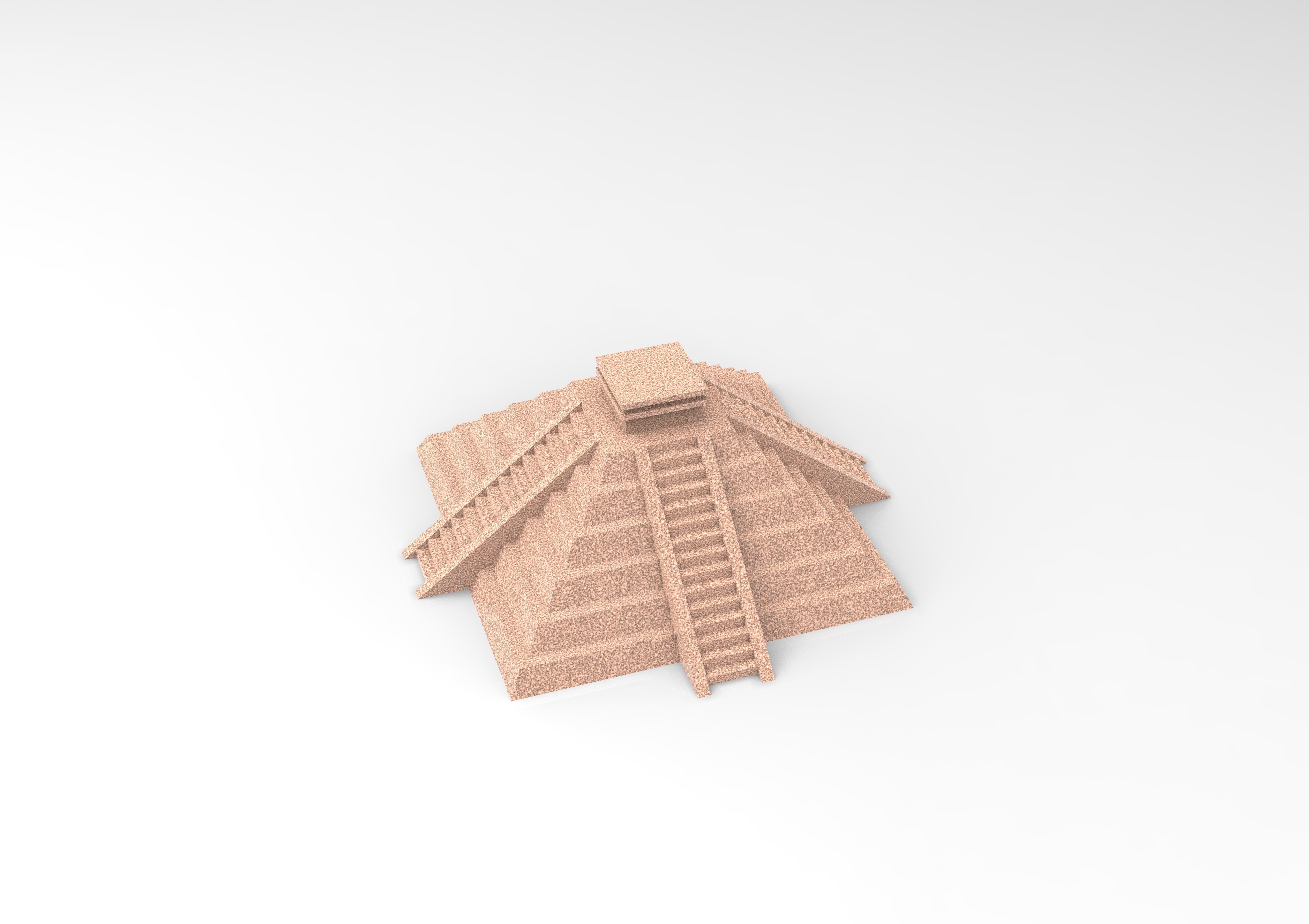 Mayan Temple 3D model 3D printable | CGTrader