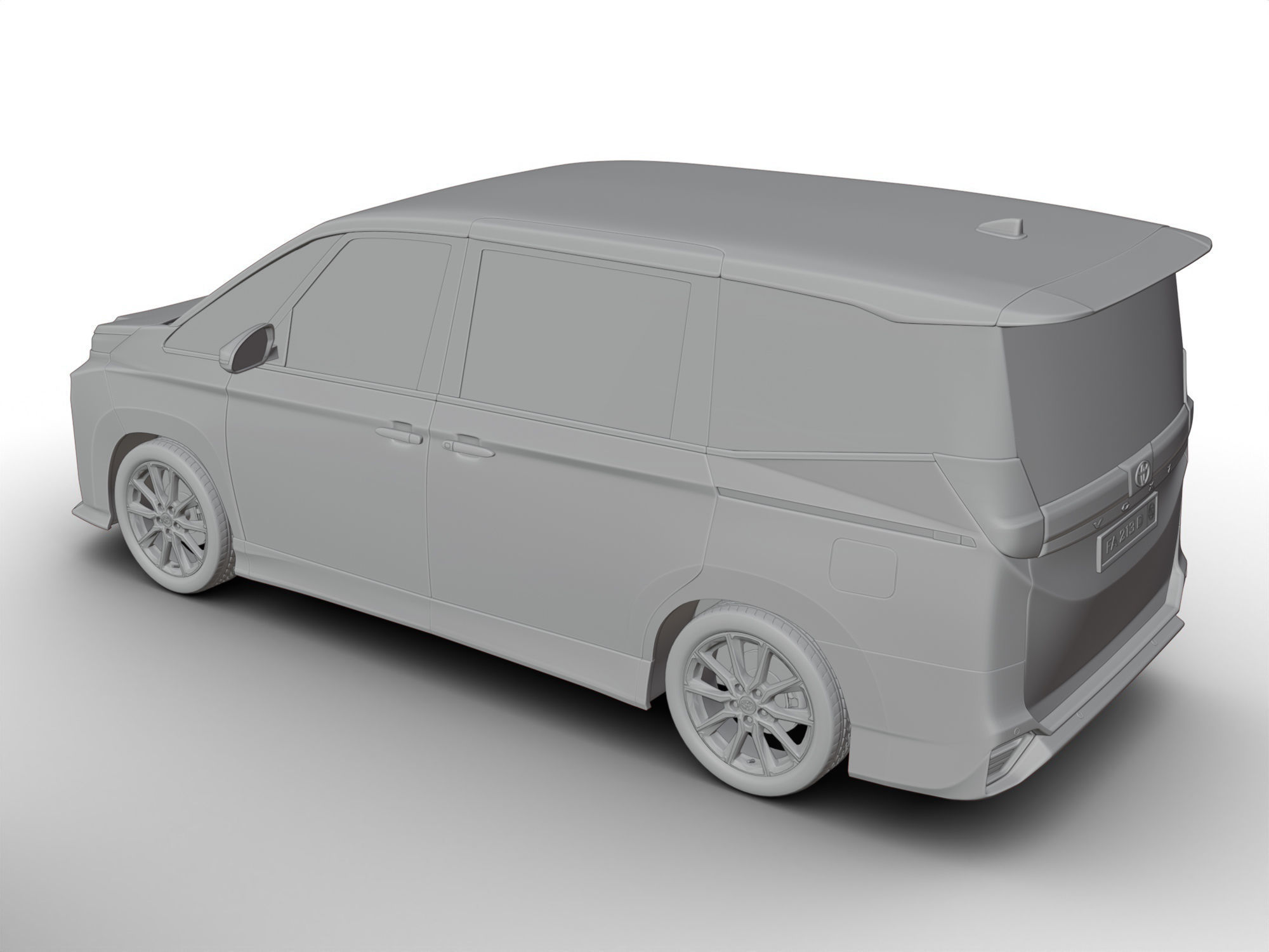 Toyota Voxy 3D model | CGTrader