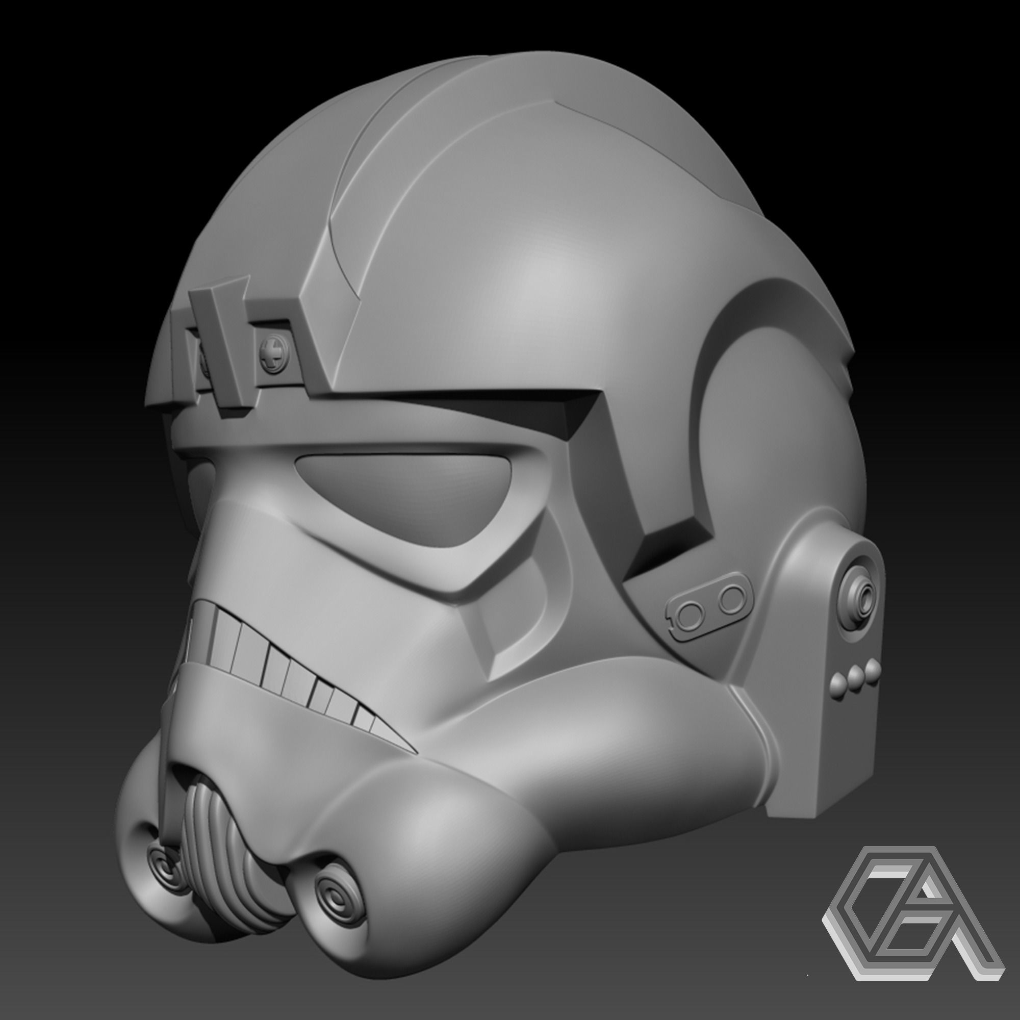 STAR WARS - TIE FIGHTER PILOT HELMET 3D model 3D printable | CGTrader