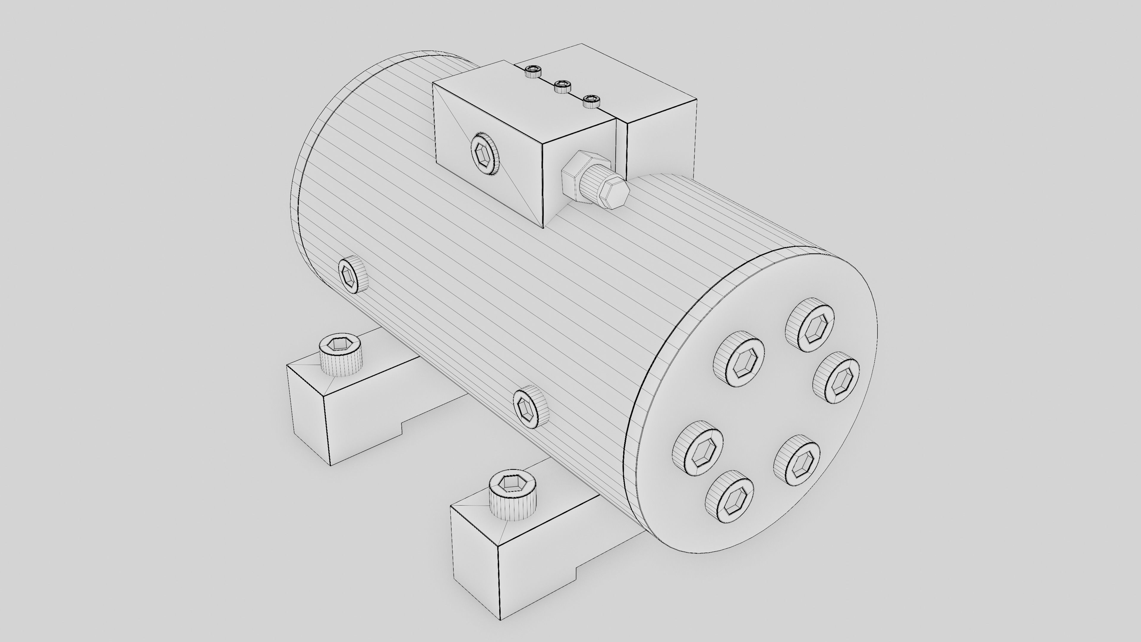 Rotary Actuator free 3D model | CGTrader