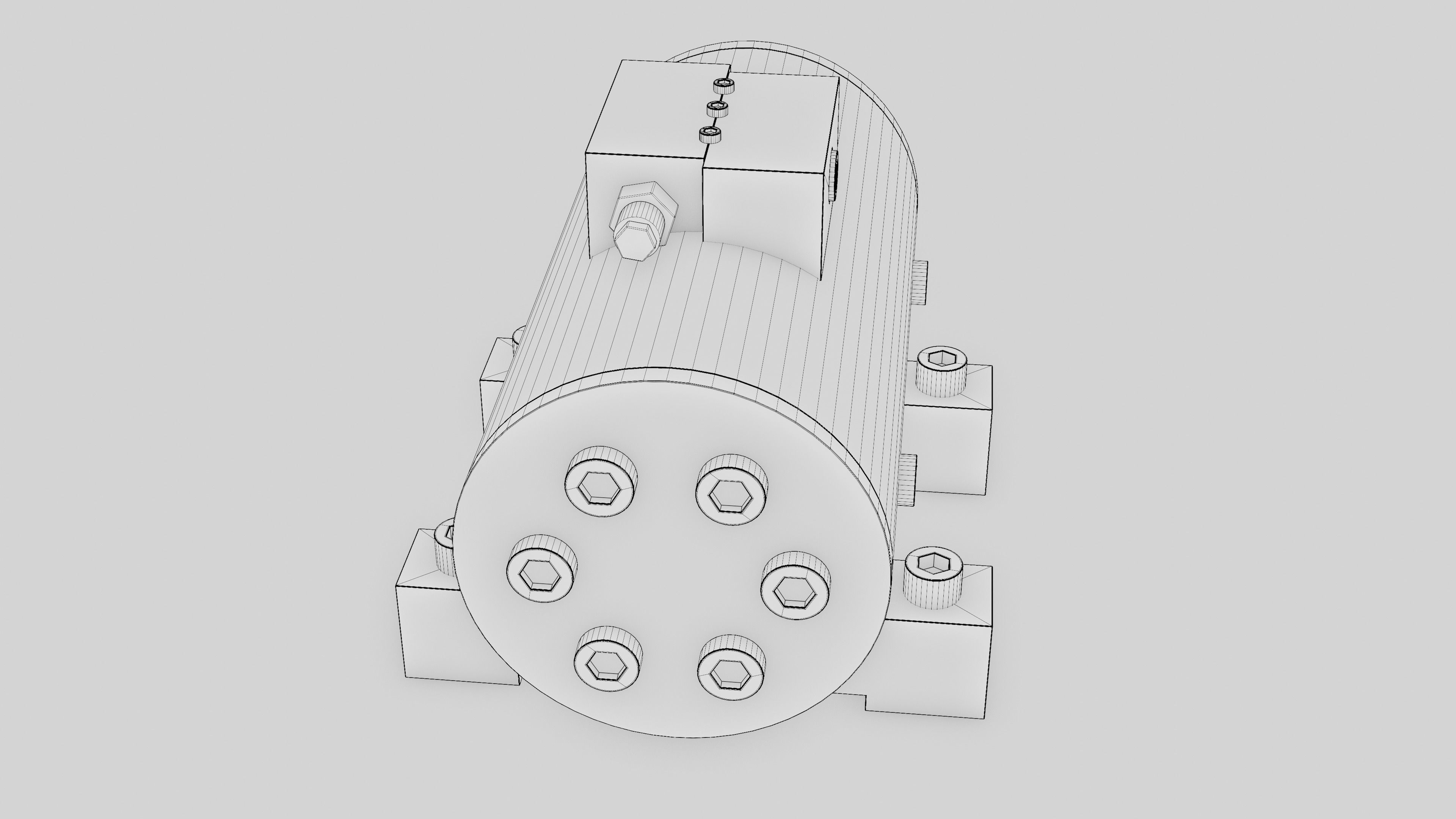 Rotary Actuator free 3D model | CGTrader