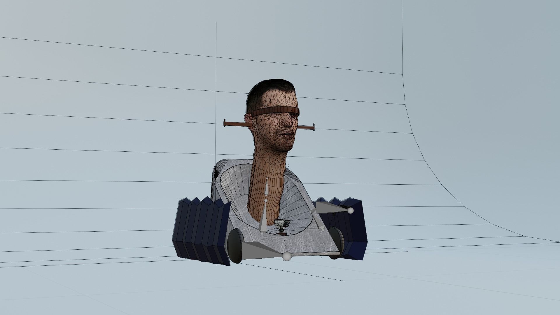 Skibidi toilet Vacuum toilet 3D model rigged | CGTrader