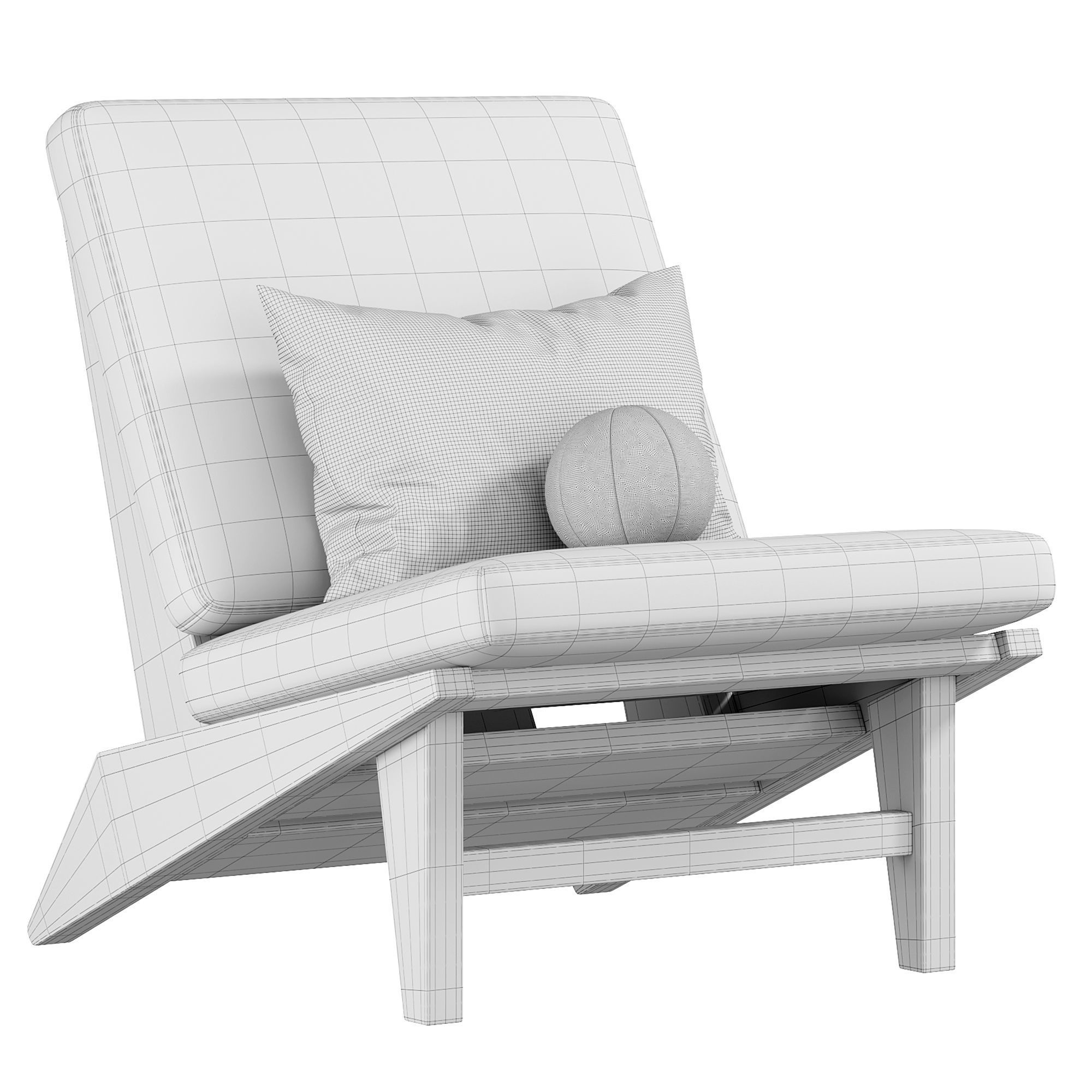 3D model Lounge Chair By Kernelfurniture VR / AR / low-poly | CGTrader