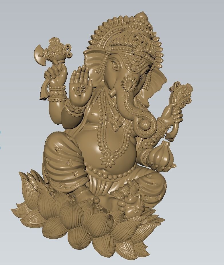 Ganesh god 3D model 3D printable | CGTrader