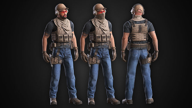 3D model Spec Ops Soldier VR / AR / low-poly | CGTrader