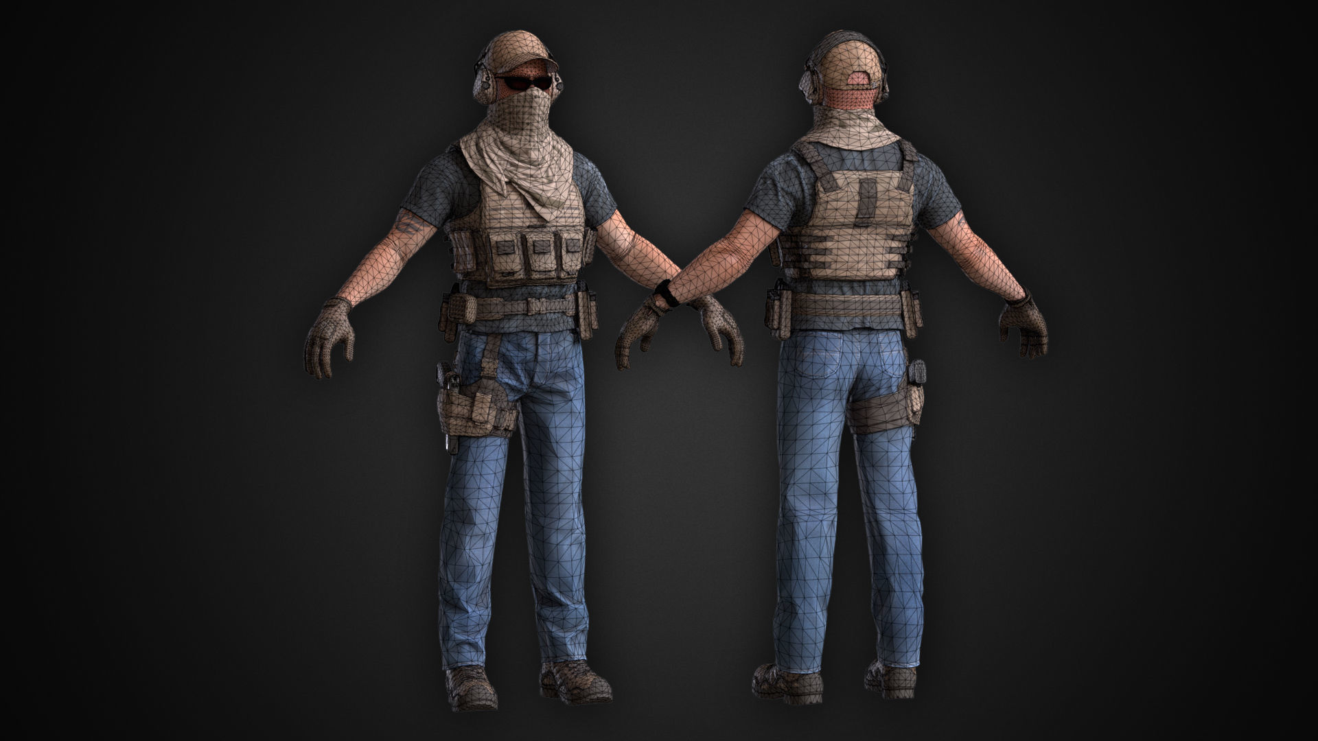 3D model Spec Ops Soldier VR / AR / low-poly | CGTrader